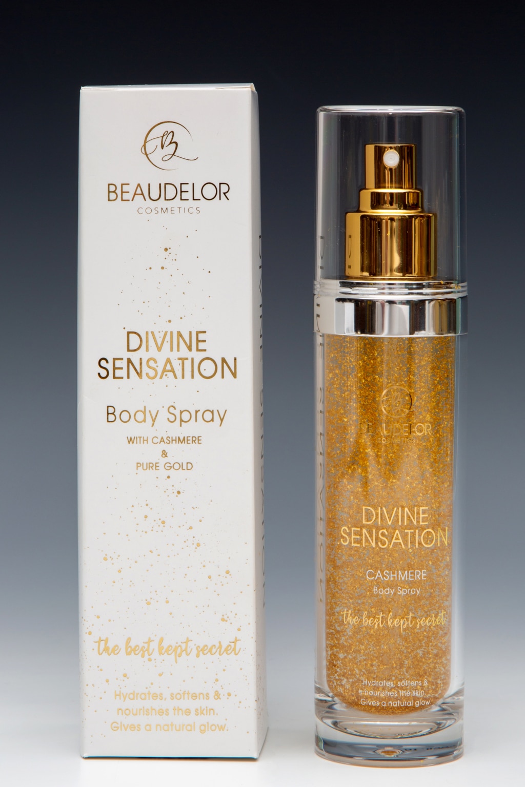 NEW FORMULA!Divine SensationBody spraywith pure gold(120ml) - Beau de l'Or